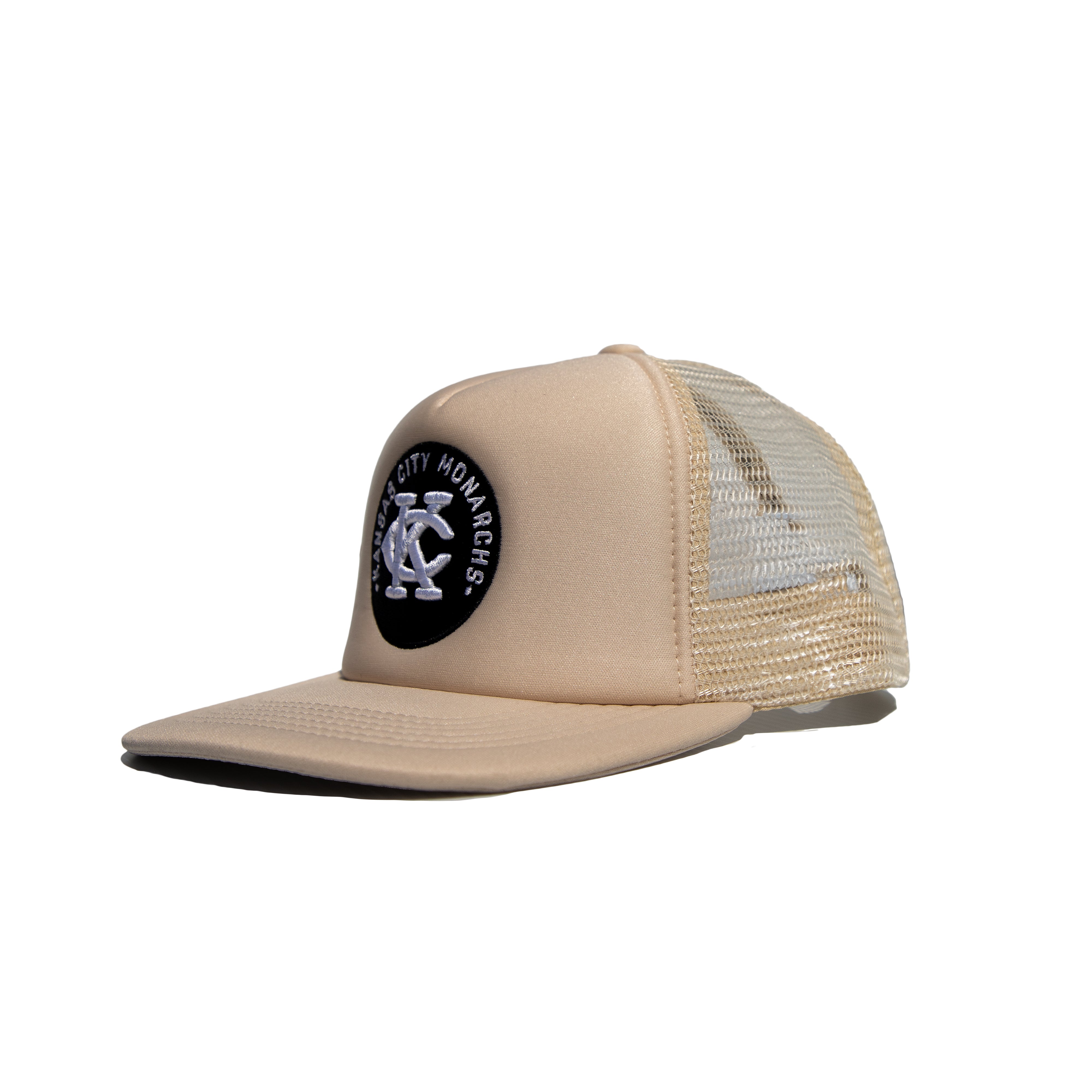 Cream Colored Trucker Cap – Kansas City Monarchs Baseball