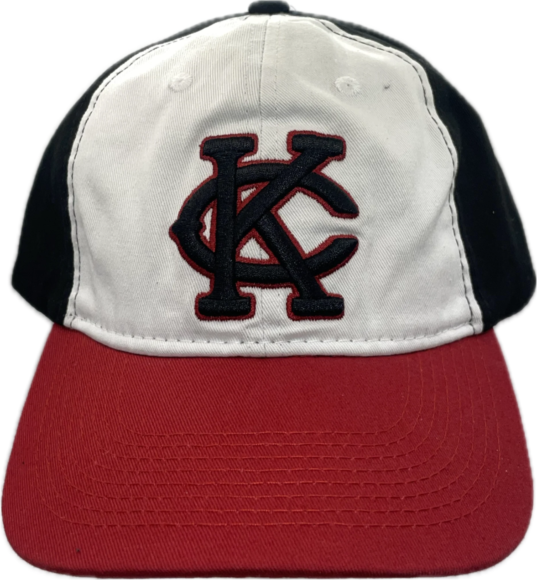 Red, White & Black KC Cap Adjustable – Kansas City Monarchs Baseball